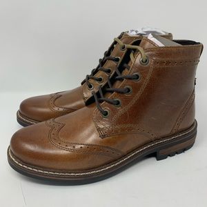 Crevo | Shoes | New Crevo Tristen Chestnut Leather Wingtip Boot | Poshmark